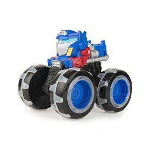 transformers optimus prime monster treads – monster trucks with light up wheels – transformers toy – girls and boys ages 3 years and up