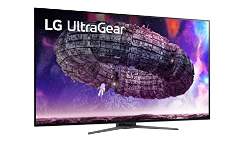 LG 48GQ900-B 48” Ultragear UHD OLED Gaming Monitor with Anti-Glare, 1.5M : 1 Contrast Ratio & DCI-P3 99% (Typ.) with HDR 10, .1ms (GtG) 120Hz Refresh Rate, HDMI 2.1,Black