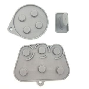 Silicone Conductive Rubber Button Pad For Sega Saturn SS Conductive Pads Controller Replacement