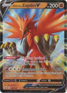 galarian zapdos v - 080/198 - ultra rare - sword & shield - chilling reign