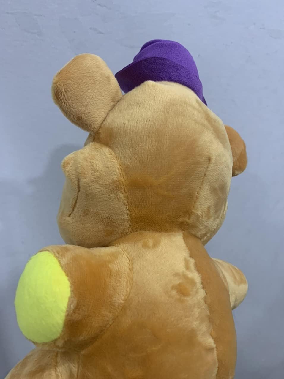 10in Purple Hat Golden Freddy Plushie - Soft Stuffed Bear Fazbear Freddie Toy