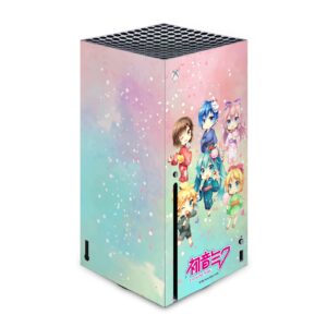 head case designs officially licensed hatsune miku characters graphics matte vinyl sticker gaming skin decal cover compatible with xbox series x console