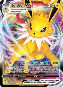 jolteon vmax - 051/203 - ultra rare - sword & shield - evolving skies