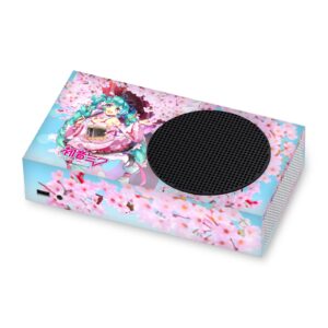 head case designs officially licensed hatsune miku sakura graphics matte vinyl sticker gaming skin decal cover compatible with xbox series s console