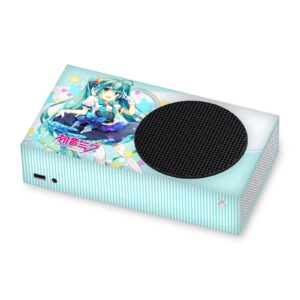 head case designs officially licensed hatsune miku stars and rainbow graphics vinyl sticker gaming skin decal cover compatible with xbox series s console