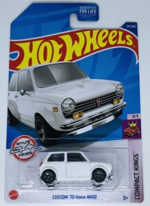 hot wheels 2022 - custom '70 honda n600 - compact kings [white] 141/250