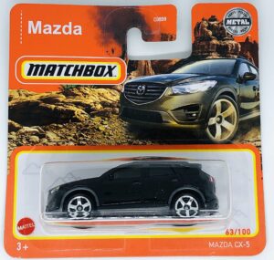 matchbox 2022 - mazda cx-5 - black - 63/100 - short card