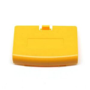 Battery Pack Back Door Cover Lid Case for Gameboy Advance GBA Console Accessories Replacement (Yellow)