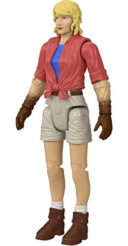 Mattel Jurassic World Hammond Collection Dr Ellie Sattler, Jurassic Park Character Premium Authentic Figure, 3.75 Inch Scale 16 Articulations, 8 Years & Up