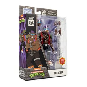 The Loyal Subjects BST AXN Teenage Mutant Ninja Turtles Bebop 80's 5" Action Figure with Accessories