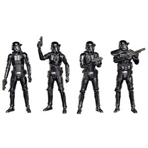 Star Wars, The Vintage Collection Imperial Death Trooper Action 4 Figure Set F5553 by Hasbro Black