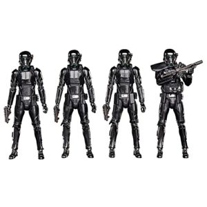 Star Wars, The Vintage Collection Imperial Death Trooper Action 4 Figure Set F5553 by Hasbro Black