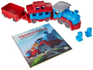 green toys train and book set - cb