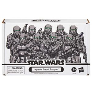 Star Wars, The Vintage Collection Imperial Death Trooper Action 4 Figure Set F5553 by Hasbro Black