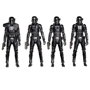 Star Wars, The Vintage Collection Imperial Death Trooper Action 4 Figure Set F5553 by Hasbro Black