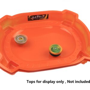 Aimoly Stadium Battle Arena for Beyblade Burst Battling Tops Game (Yellow)