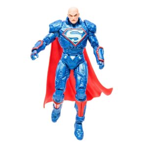 dc multiverse comics 7 inch action figure exclusive - lex luthor power suit blue gold label (tm15196)