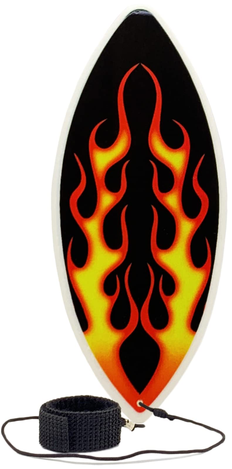 Shaka Minis Finger Skimboard | Finger Surfboard - Skim and Surf The Wind, Waves and Almost Anywhere (Scorched)