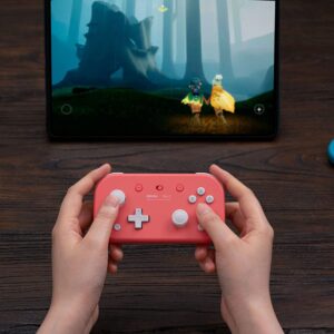 8Bitdo Lite 2 Bluetooth Gamepad for Switch, Switch Lite, Android and Raspberry Pi (Pink)