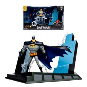 mcfarlane toys - 7-inch batman figure – dc multiverse figures – batman toys – gold label batman action figure – 22 moving parts – collectable art card included