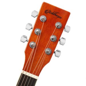 Ashthorpe Full-Size Thinline Cutaway Acoustic Electric Guitar Package with 10 Watt Amp - Natural