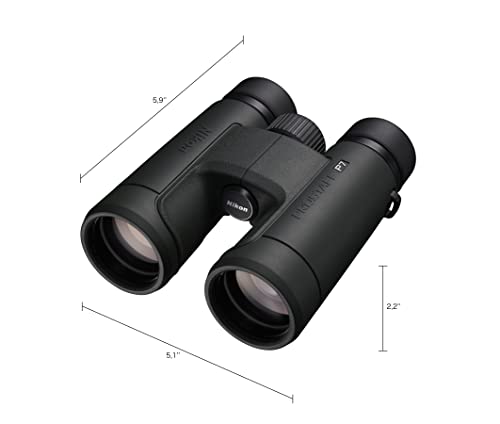 Nikon PROSTAFF P7 10x42 Binocular | Waterproof, fogproof, Rubber-Armored Full-Size Binocular, Oil & Water Repellent Coating & Locking Diopter | Official Nikon USA Model