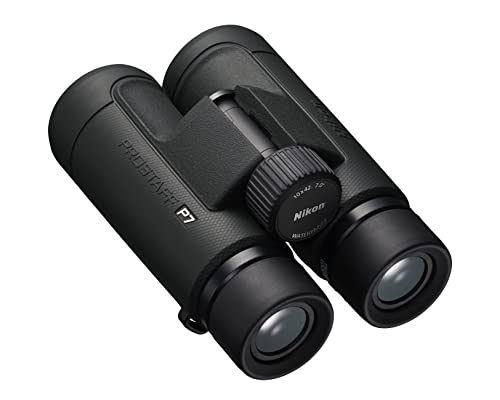 Nikon PROSTAFF P7 10x42 Binocular | Waterproof, fogproof, Rubber-Armored Full-Size Binocular, Oil & Water Repellent Coating & Locking Diopter | Official Nikon USA Model