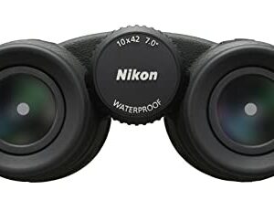 Nikon PROSTAFF P7 10x42 Binocular | Waterproof, fogproof, Rubber-Armored Full-Size Binocular, Oil & Water Repellent Coating & Locking Diopter | Official Nikon USA Model