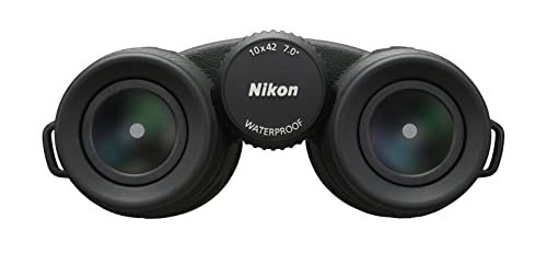 Nikon PROSTAFF P7 10x42 Binocular | Waterproof, fogproof, Rubber-Armored Full-Size Binocular, Oil & Water Repellent Coating & Locking Diopter | Official Nikon USA Model