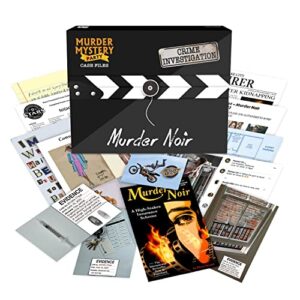 murder mystery party case files: murder noir for 1 or more players ages 14 and up