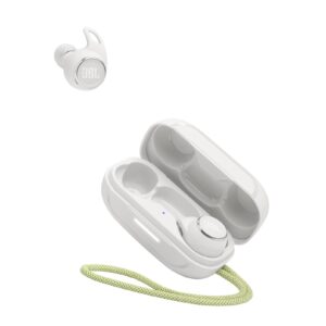 jbl refect aero - true wireless noise cancelling active earbuds, 6 mics for perfect calls with voiceaware, extreme dustproof & waterproof, comfortable, secure fit, 24hr with fast-charging (white)