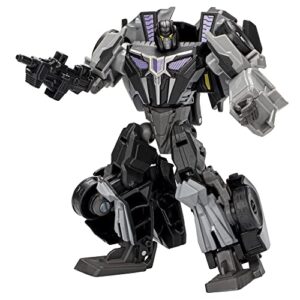 transformers toys studio series deluxe class 02 gamer edition barricade toy, 4.5-inch, action figure for boys and girls ages 8 and up