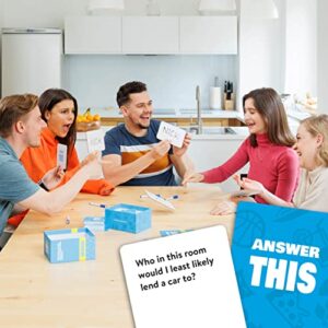 Answer This - Friends - How Well Do You Know Your Family & Friends? - Fun Party Card Game for Teens & Adults - Great Conversation Starter