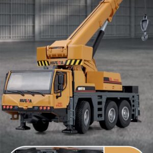 Gemini&Genius 1/50 Scale Autocrane Toys, Crane Truck Construction Vehicle, Alloy Boom Truck Engineering Car Models, Great Gifts, Collections, Cake Toppers, Room Decoration for Kids