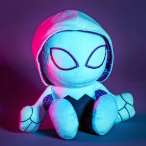 Bleacher Creatures Marvel Ghost Spider (Spider-Gwen) 8" Kuricha Sitting Plush- Soft Chibi Inspired Toy