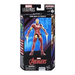 Marvel Legends Series: Iron Man (Extremis) Classic Comic Collectible 6 Inch Action Figure, 4+ Years