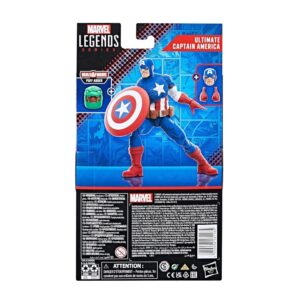 Marvel Legends Series: Ultimate Captain America Ultimates,Classic Comic Collectible 6 Inch Action Figure