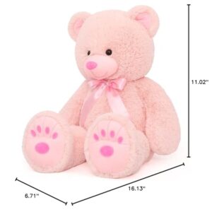 MorisMos Giant Teddy Bear Stuffed Animal, Big Teddy Bear Life Size, 36in Large Teddy Bear Cuddly Soft for Baby Shower, Boys, Girls