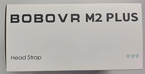 BOBOVR M2 Plus Head Strap,Compatible with Meta Quest 2,Enhanced Comfort and Reduce Facial Stress,VR Accessories（M2 Upgrade）