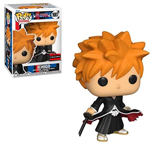 POP Bleach - Ichigo Bankai Tensa Zangetsu (AAA Anime Exclusive) Funko Vinyl Figure (Bundled with Compatible Box Protector Case), Multicolor, 3.75 inches