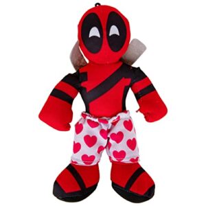 deadpool heart boxers 9' plush doll, (8m-ds1005-heart)