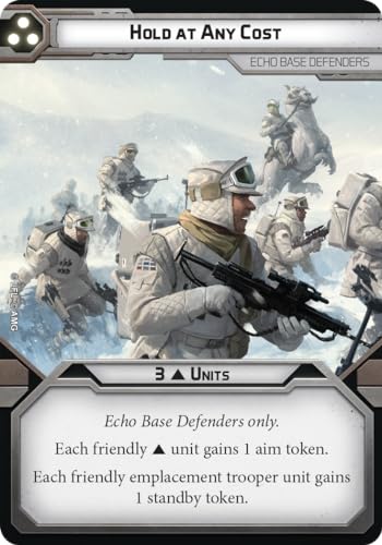 Star Wars: Legion Echo Base Defenders Battle Force Starter Set - Lead The Rebel Alliance! Tabletop Miniatures Strategy Game, Ages 14+, 2 Players, 3 Hour Playtime, Made by Atomic Mass Games