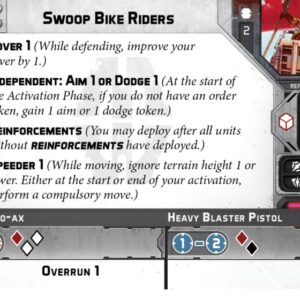 Star Wars: Legion Swoop Bike Riders Unit Expansion - Enhance Battlefield Mobility! Tabletop Miniatures Strategy Game for Kids & Adults, Ages 14+, 2 Players, 3 Hour Playtime, Made by Atomic Mass Games