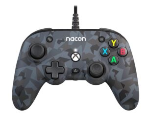 rig nacon pro compact controller with dolby atmos for xbox series x|s, xbox one, windows 10/11 pcs - urban camo