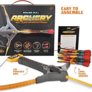 Kids Bow and Arrow Archery Set - Coolest Toys for Boys Age 6, 7, 8, 9, 10, 11 & 12 Year Old Boy Gifts - Cool Boy Toys Birthday Gift - Best Outdoor Kid Sports Play Toy