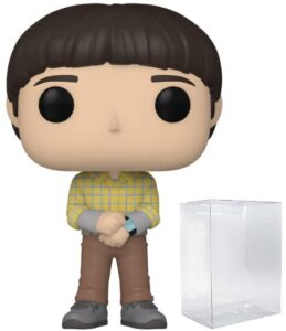 pop [stranger things - will byers [season 4] funko vinyl figure (bundled with compatible box protector case), multicolor, 3.75 inches