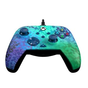 PDP REMATCH XBOX WIRED Controller GLITCH GREEN for Xbox Series X|S, Xbox One, Officially Licensed