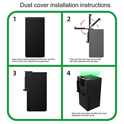 Game Console Dust Filter Cover Easy to Install Dustproof Filter Cover Convenient Heat Dissipation for Game Console