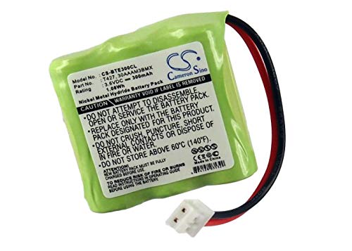 NCNDB Battery Replacement for Binatone Commodore CT300, E3300 kompatibel, E3300 Quad 300mAh