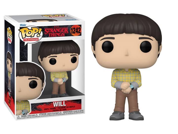 POP [Stranger Things - Will Byers [Season 4] Funko Vinyl Figure (Bundled with Compatible Box Protector Case), Multicolor, 3.75 inches